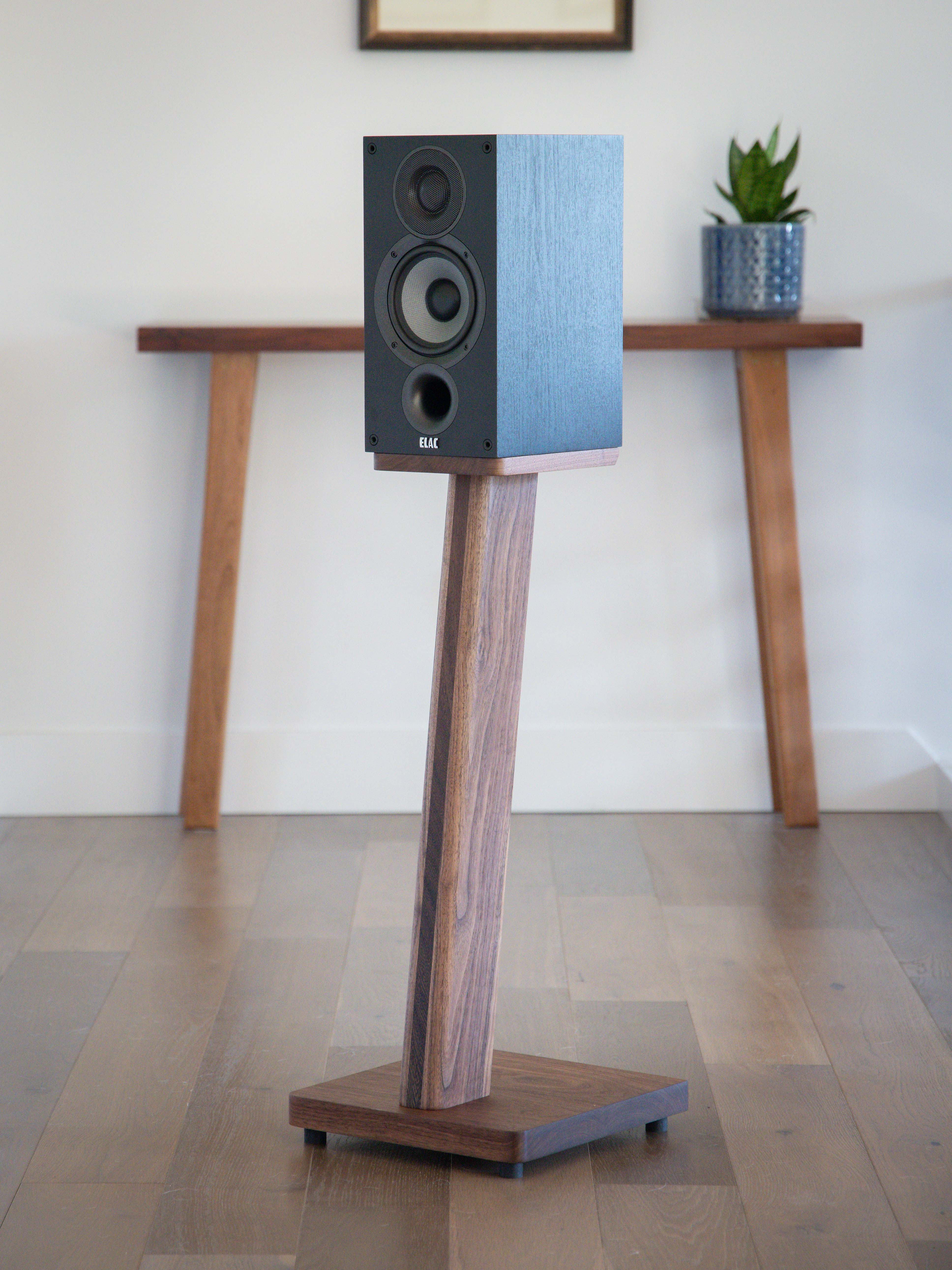 STRATUS Hardwood Custom-Made Speaker Stands – Deep Lake Audio