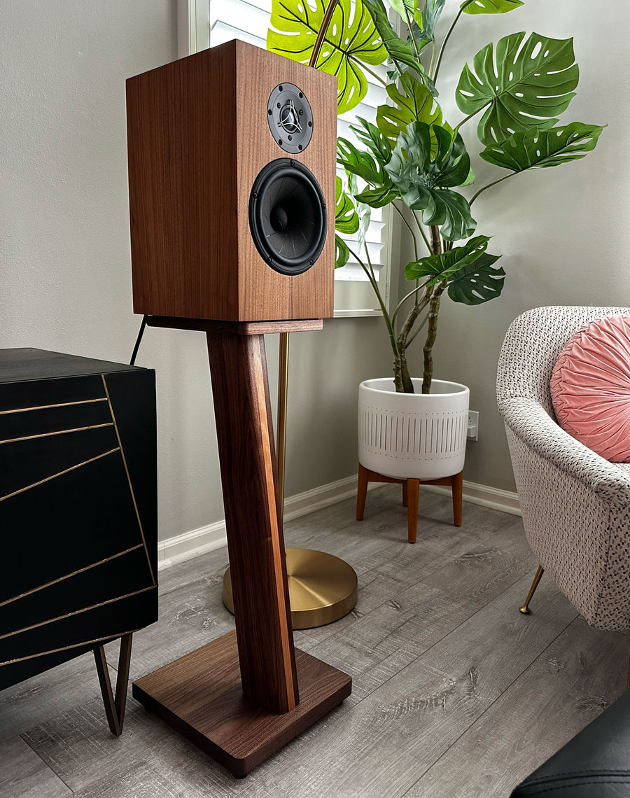 STRATUS Hardwood Custom-Made Speaker Stands – Deep Lake Audio, LLC